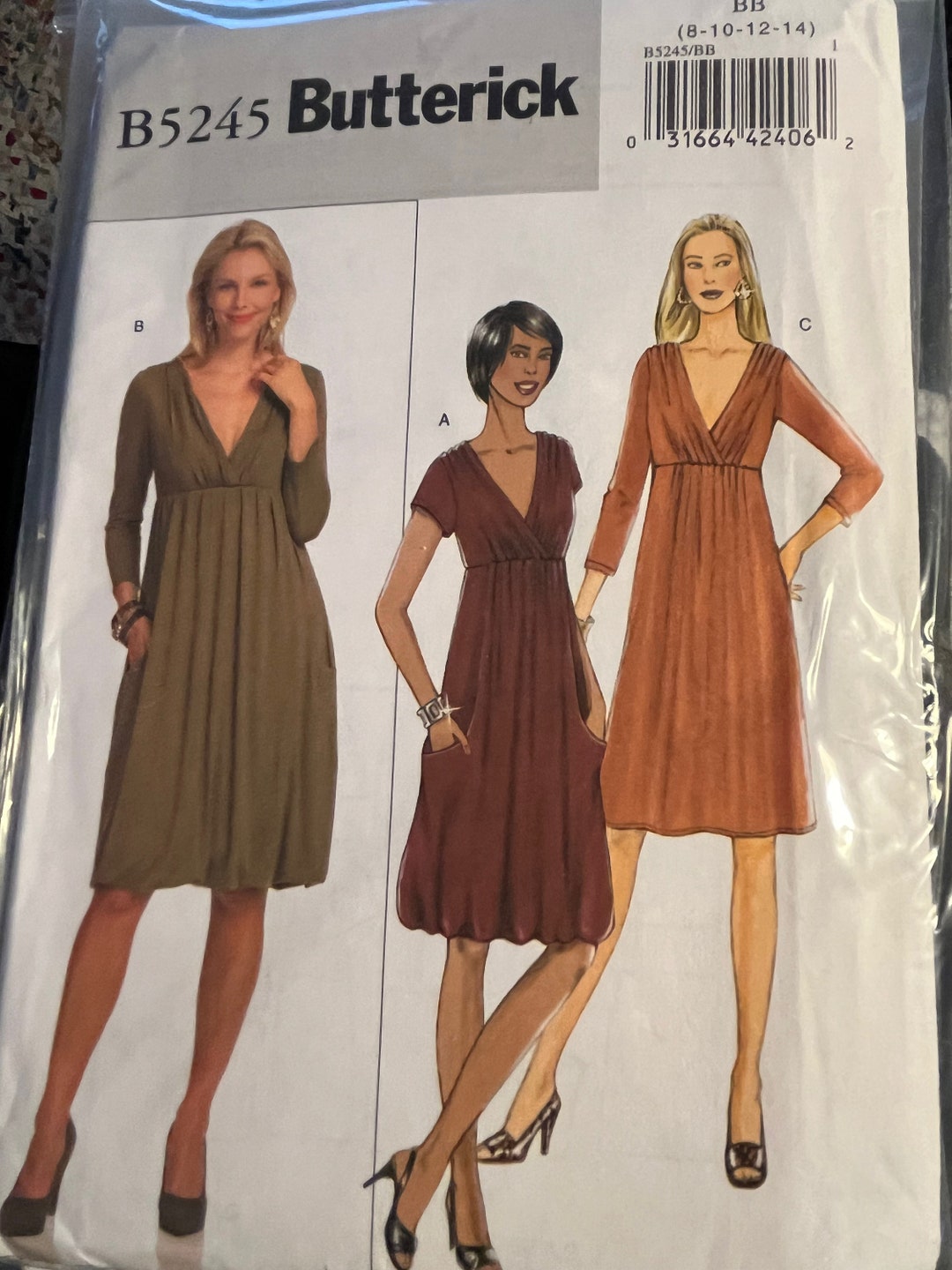 Butterick 1990's Loose Fitting Dress Sewing Patterns - Etsy