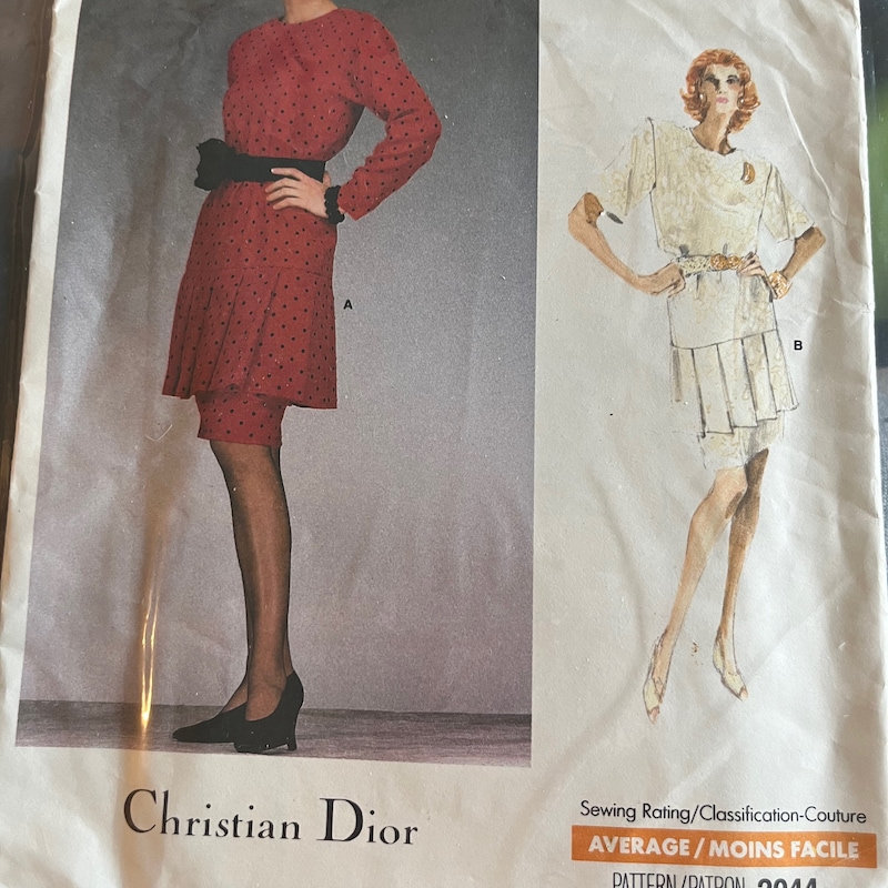 Dior Dress Pattern - Etsy