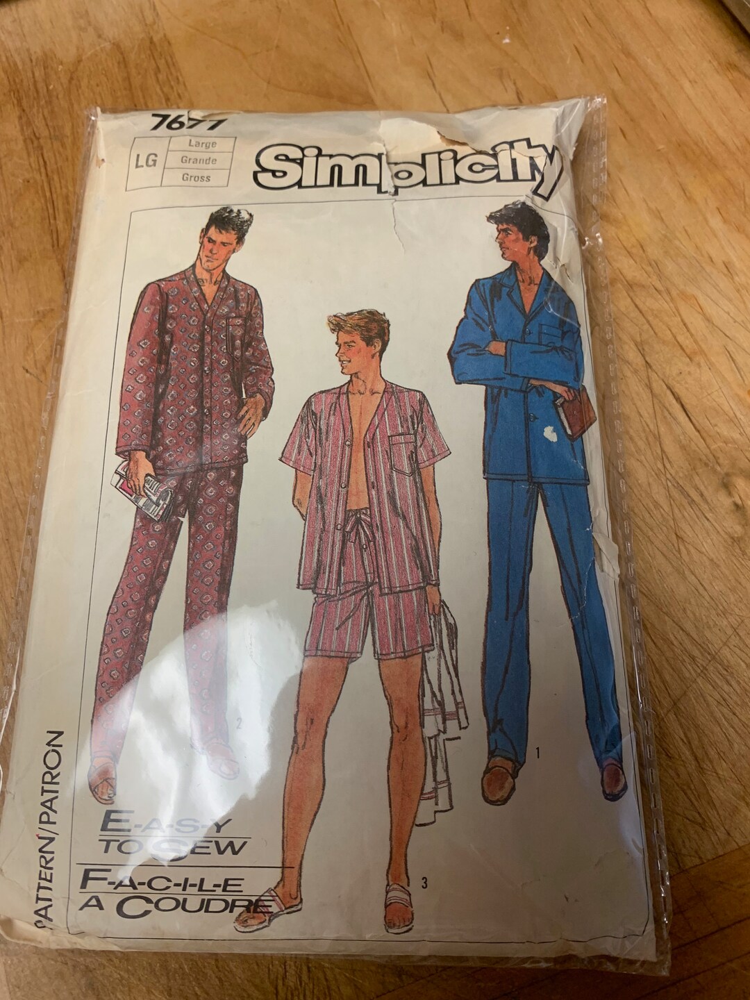 Simplicity Men 7677 Sewing Pattern - Etsy UK