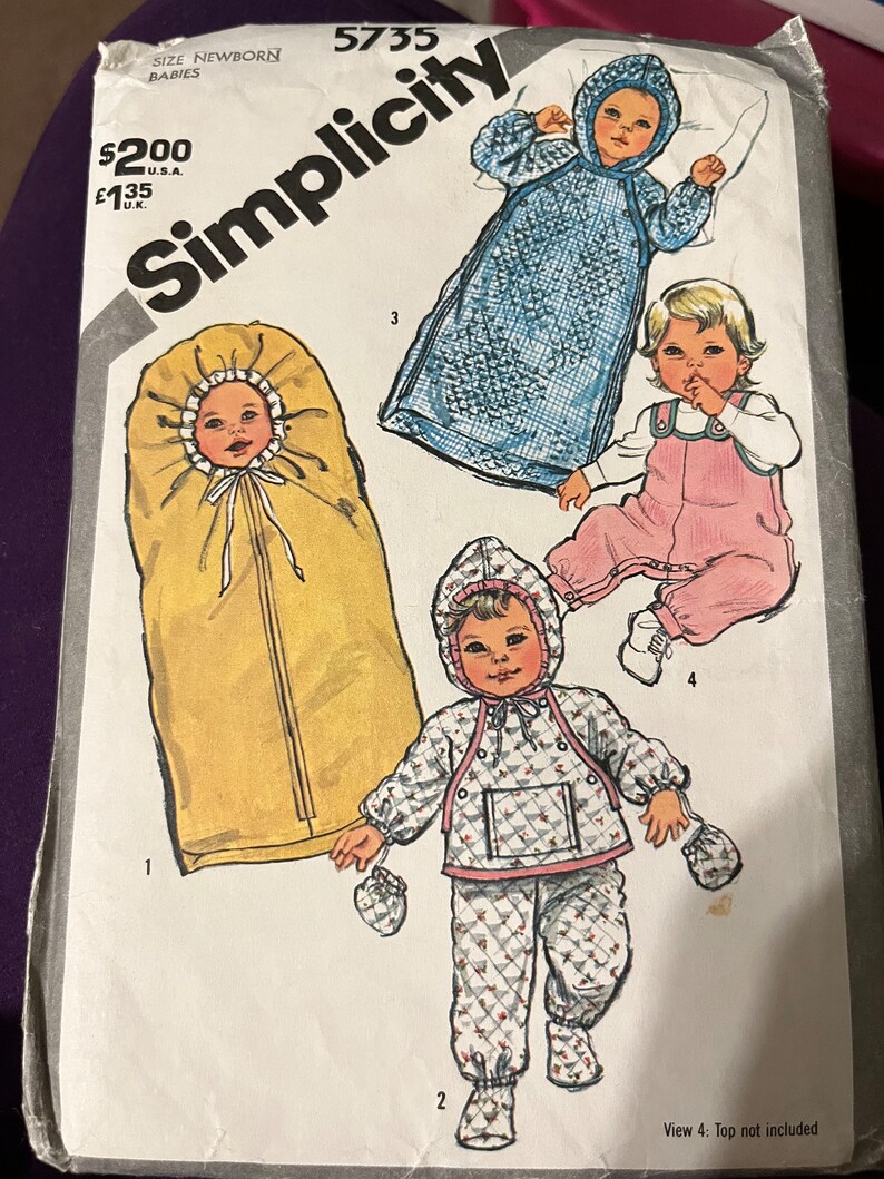 Simplicity Baby Newborn Sewing Patterns - Etsy