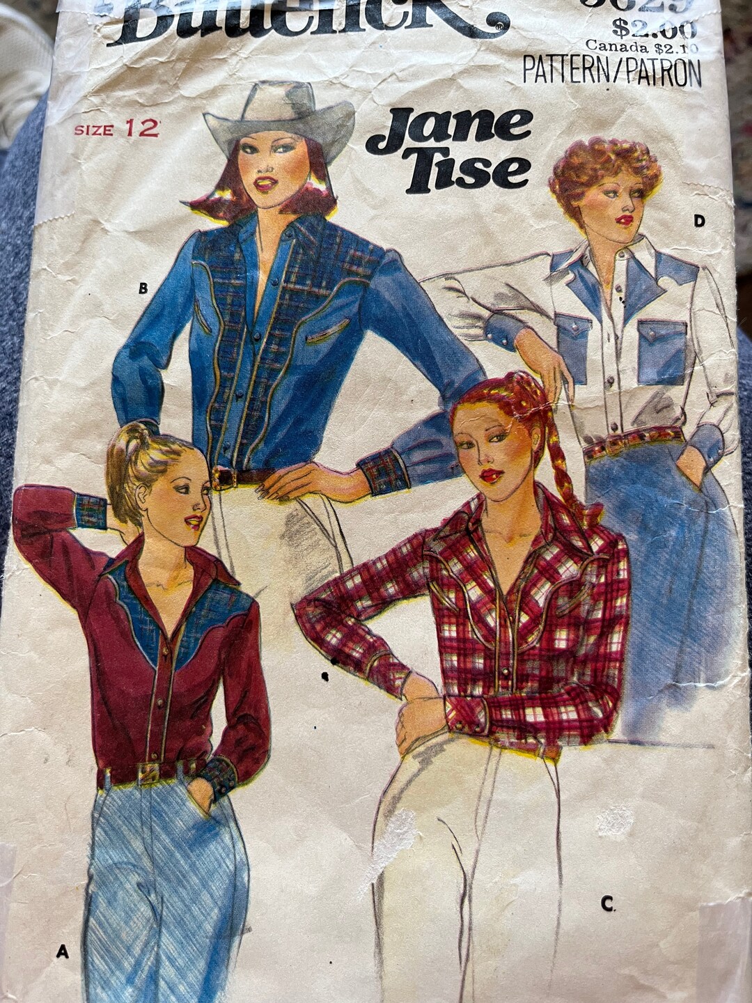 Butterick Jane Tise 5629 Sewing Pattern - Etsy