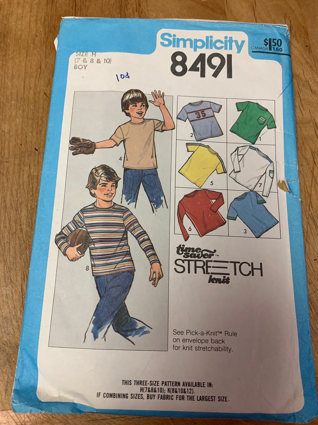 Simplicity Boy 8491 Sewing Pattern - Etsy