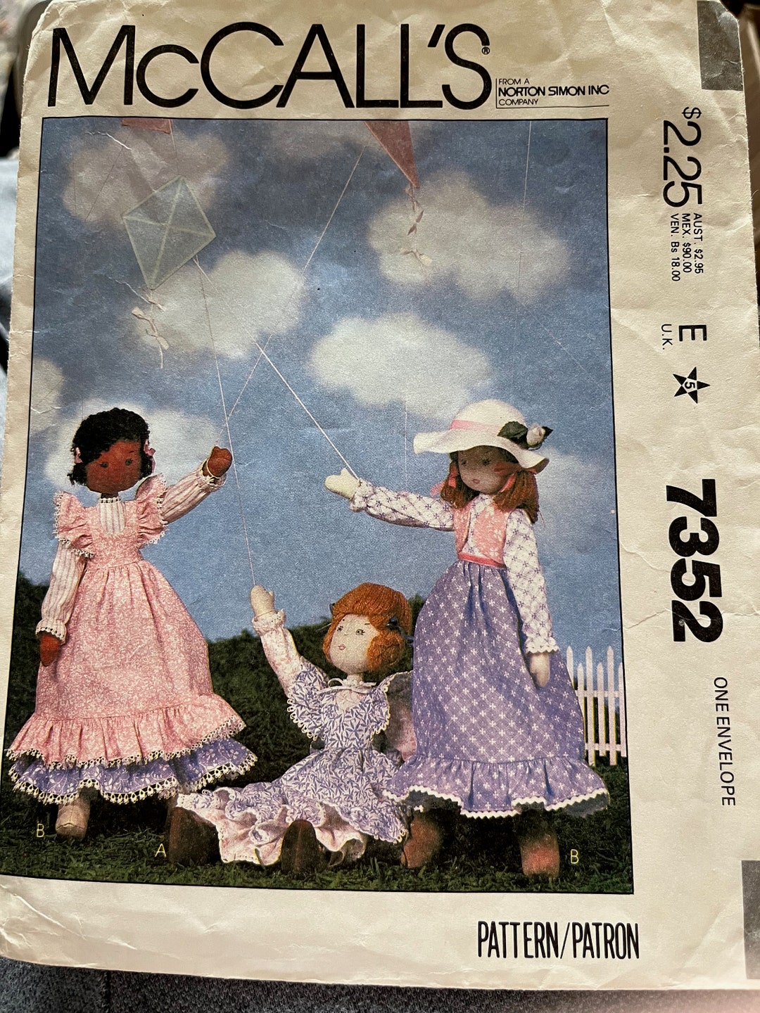 Mccall's Craft Toy 7352 Sewing Pattern - Etsy