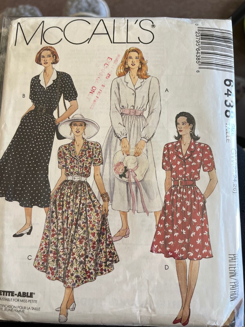 Mccall's 1990's BBW Sewing Patterns - Etsy