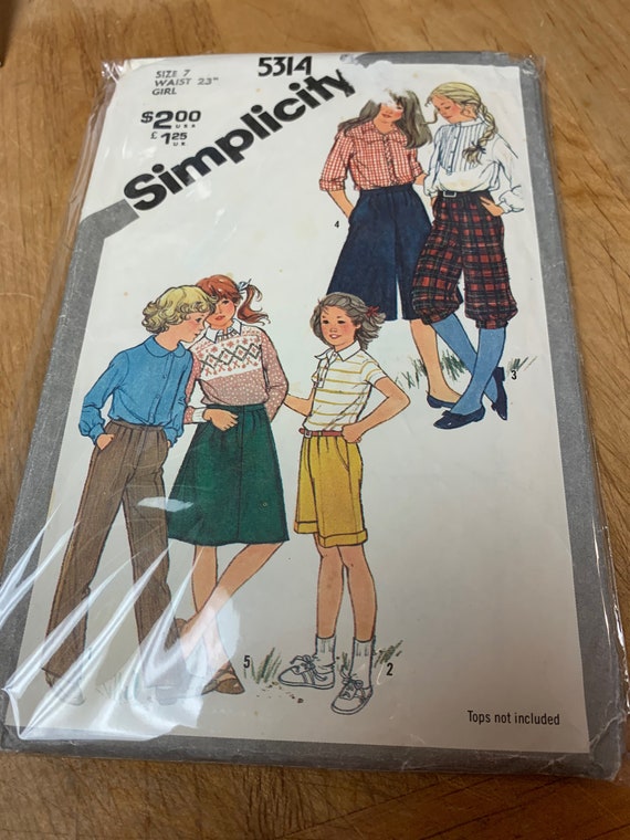 Simplicity Girl 5314 Sewing Pattern - Etsy