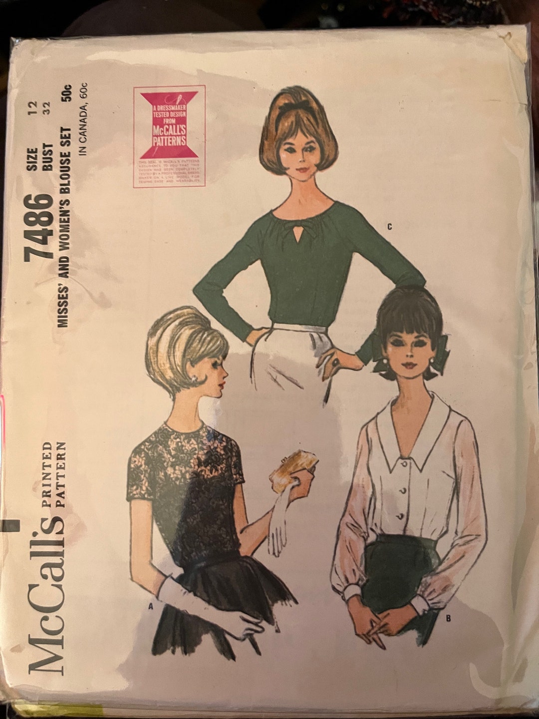 Mccall's 7486 Sewing Pattern - Etsy