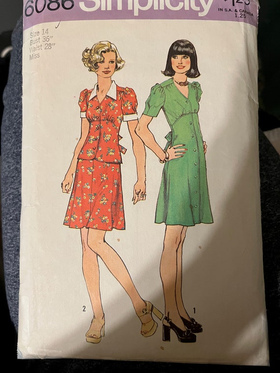 Simplicity 6086 Sewing Pattern - Etsy