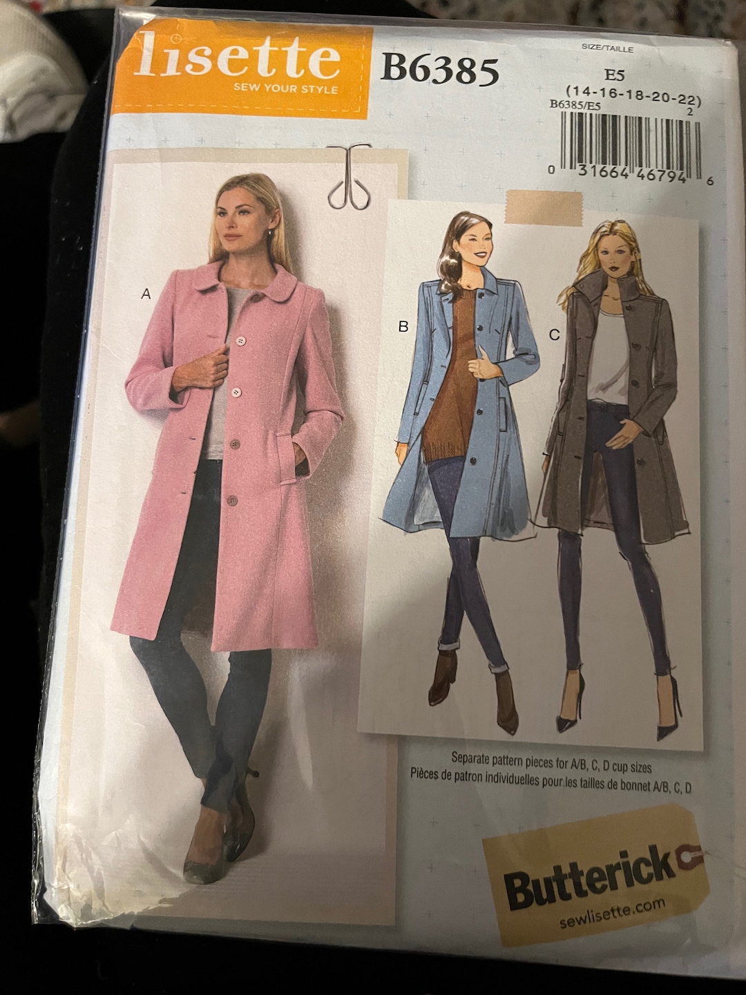 Butterick B6385 Sewing Pattern - Etsy