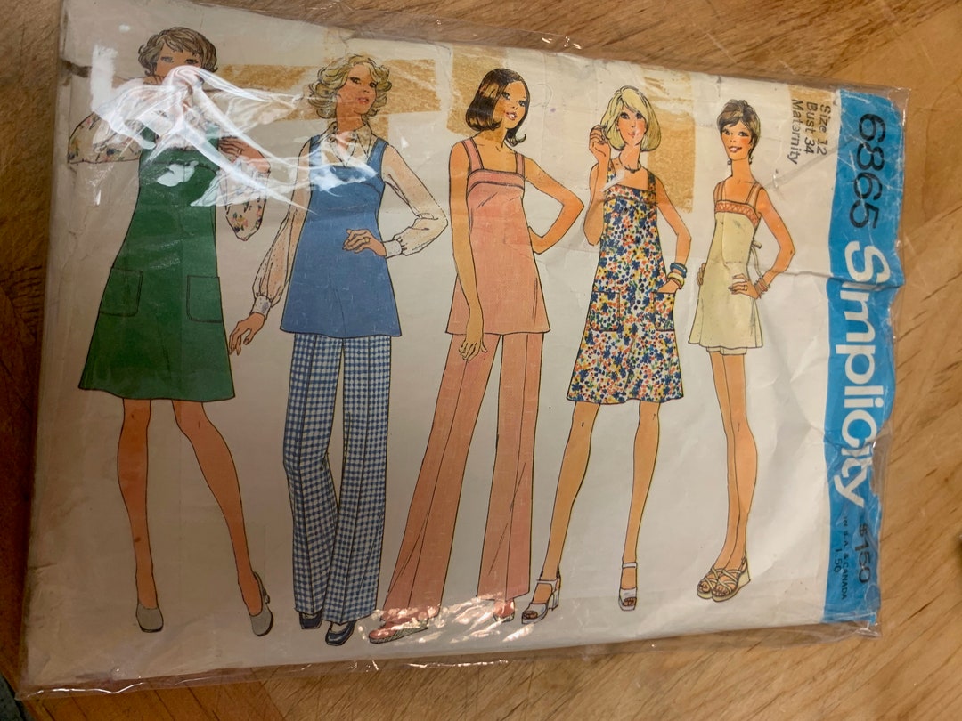 Simplicity Maternity 6865 Sewing Pattern - Etsy