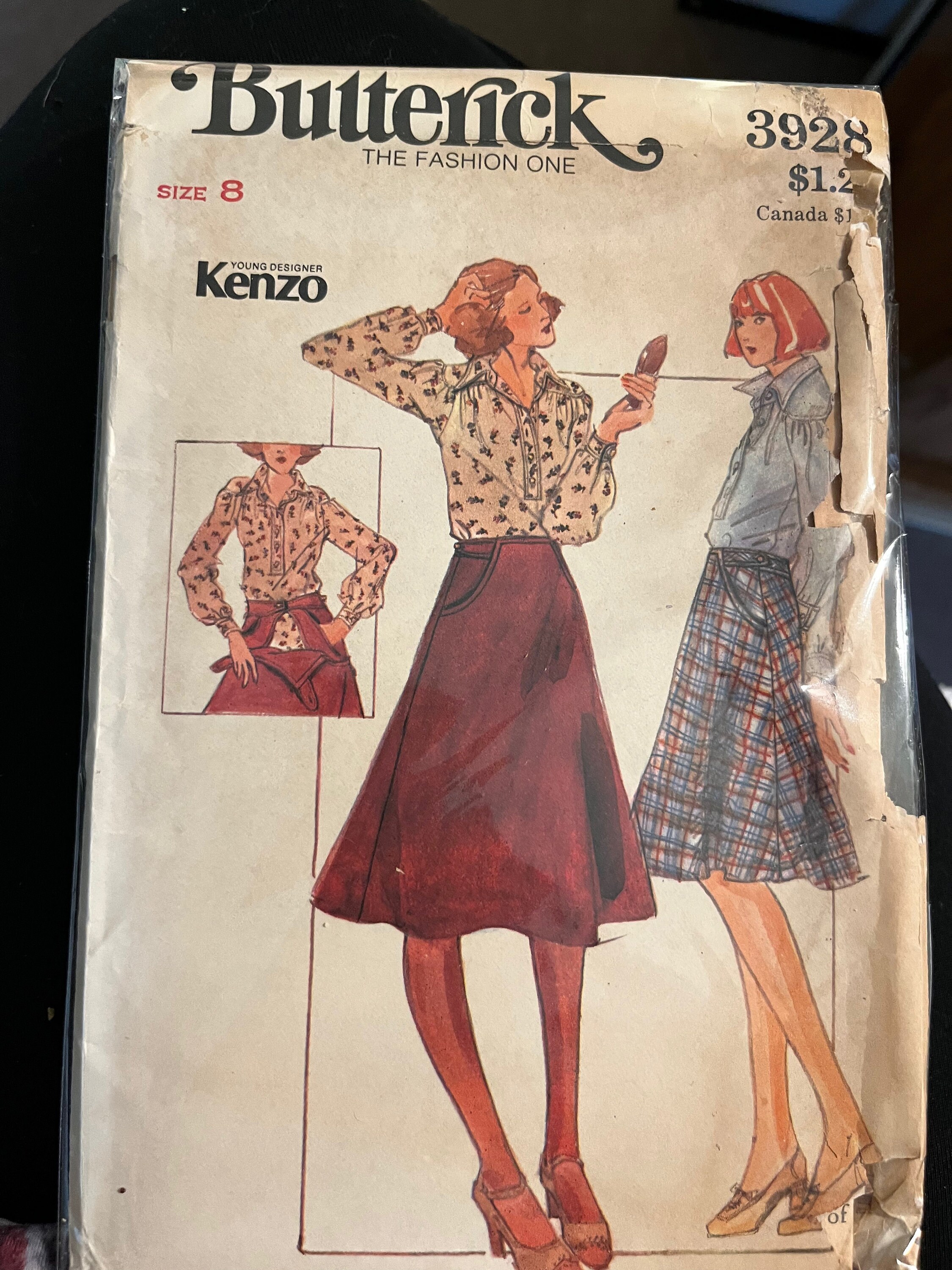 Butterick Kenzo 3928 Sewing Pattern - Etsy