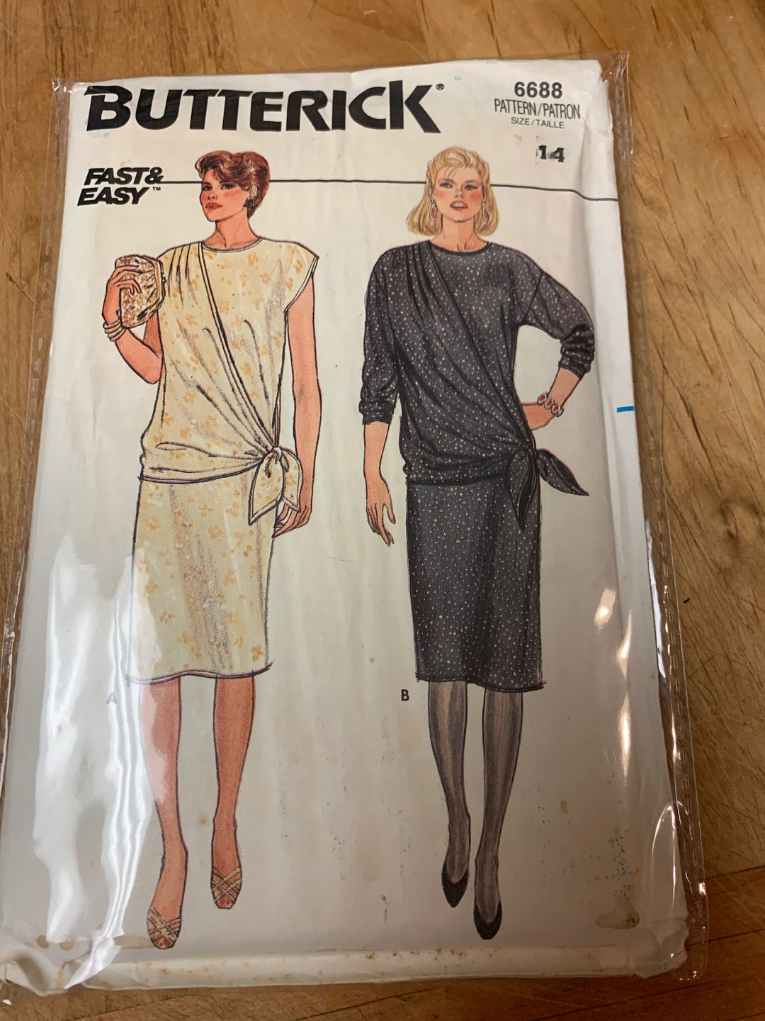 Butterick Fast & Easy 6688 Sewing Pattern - Etsy