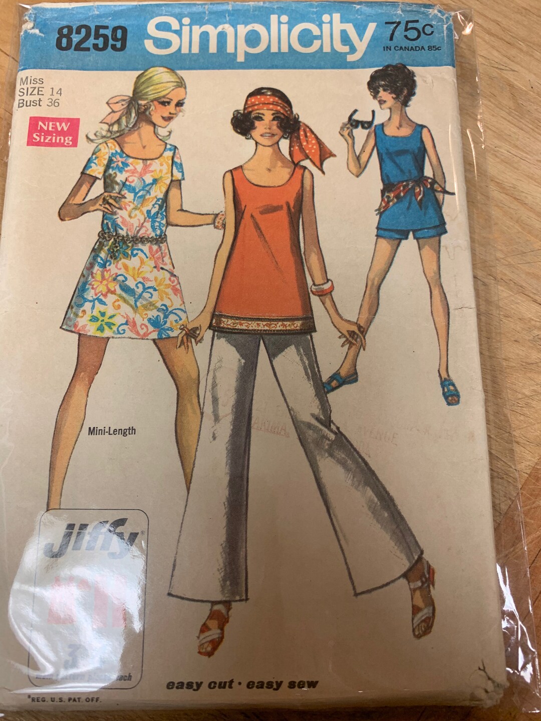 Simplicity 8259 Sewing Pattern - Etsy