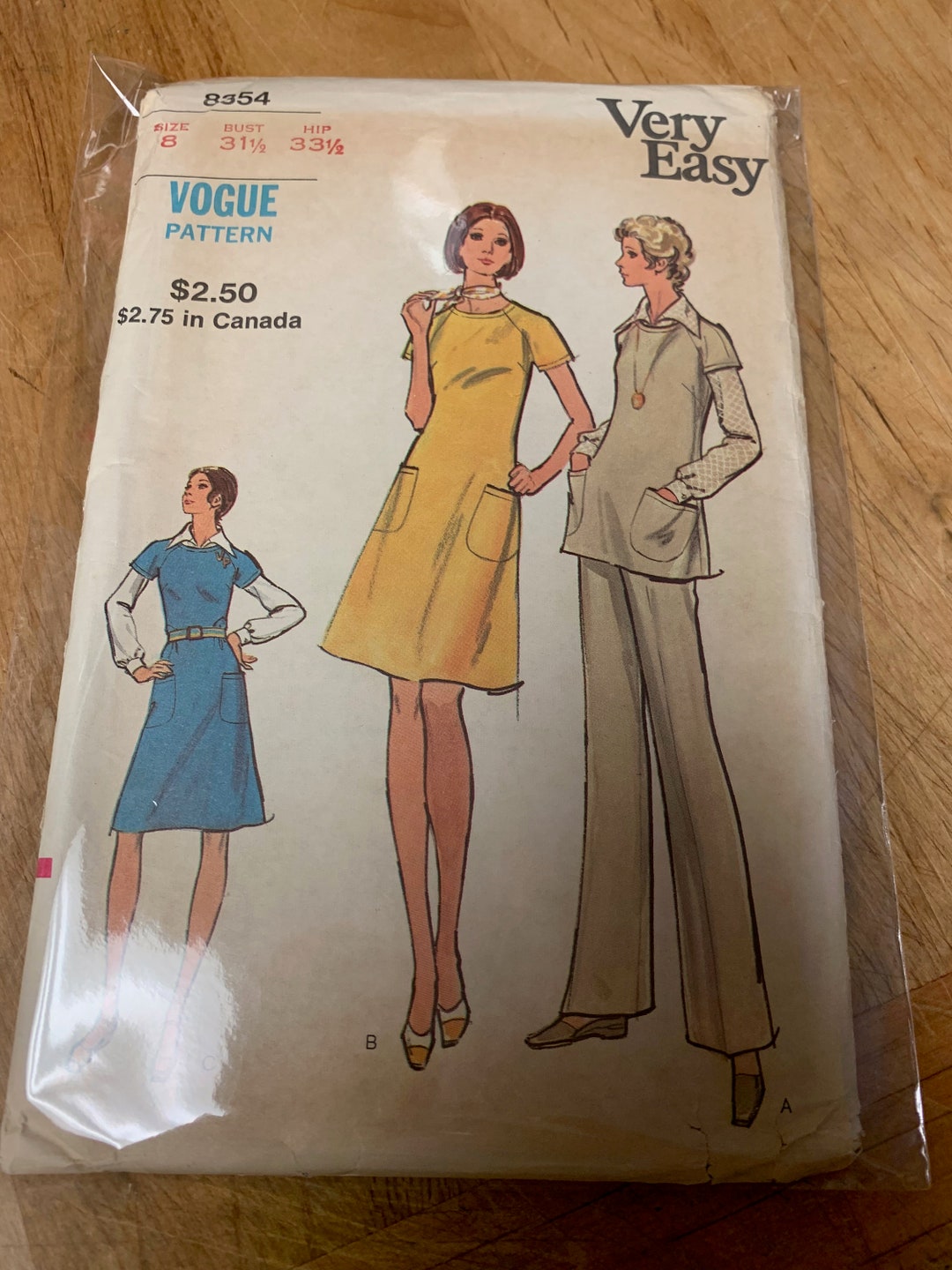 Vogue 8354 Sewing Pattern - Etsy