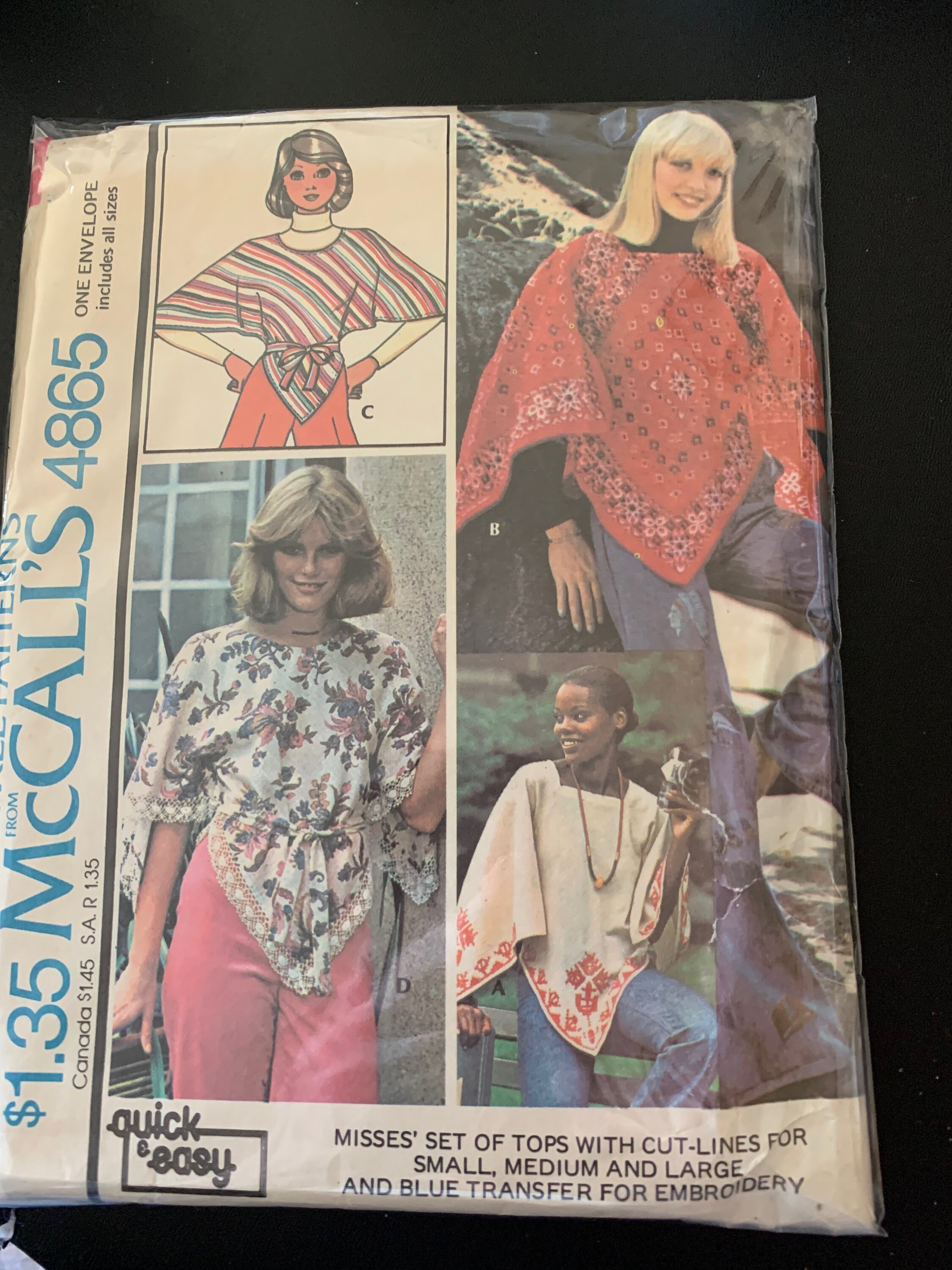 Mccall's 4865 Sewing Pattern - Etsy