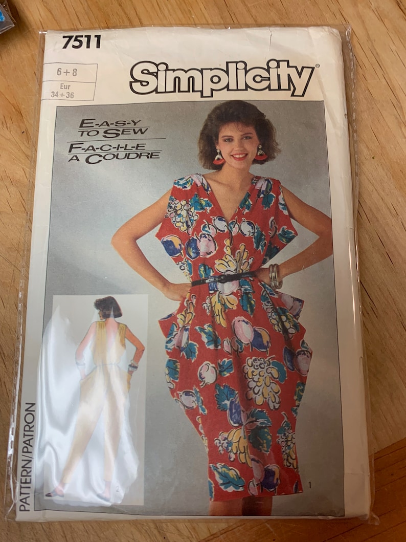 Simplicity 1980's Jumpsuit Sewing Patterns - Etsy