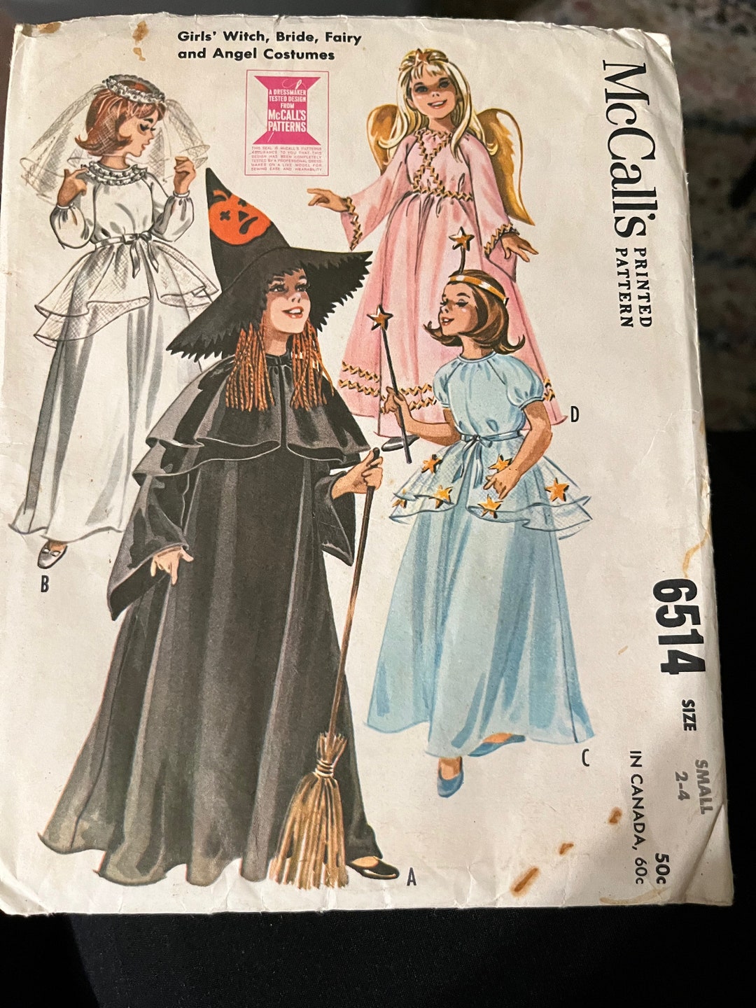 Mccall's Costume 6514 Sewing Pattern - Etsy
