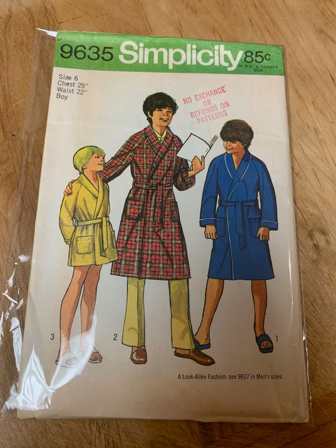 Simplicity Boy 9635 Sewing Pattern - Etsy
