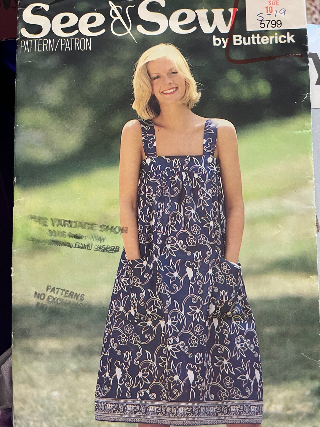 Butterick Sundress Sewing Patterns - Etsy