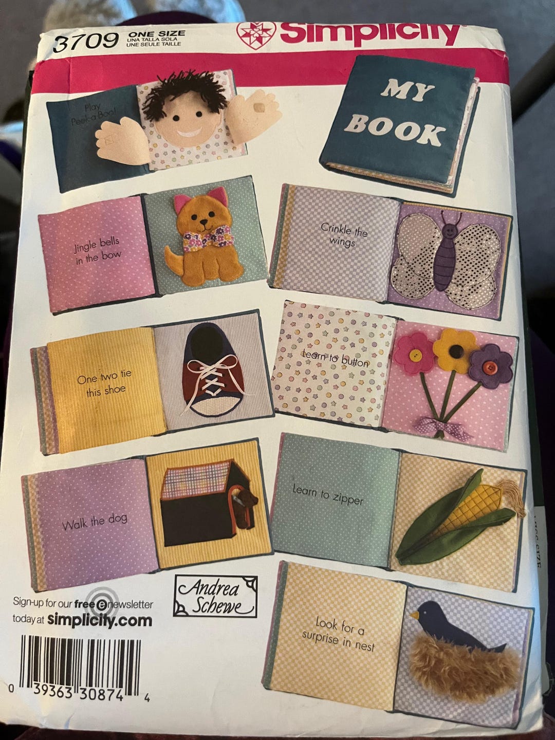 Simplicity Craft Toy 3709 Sewing Pattern - Etsy