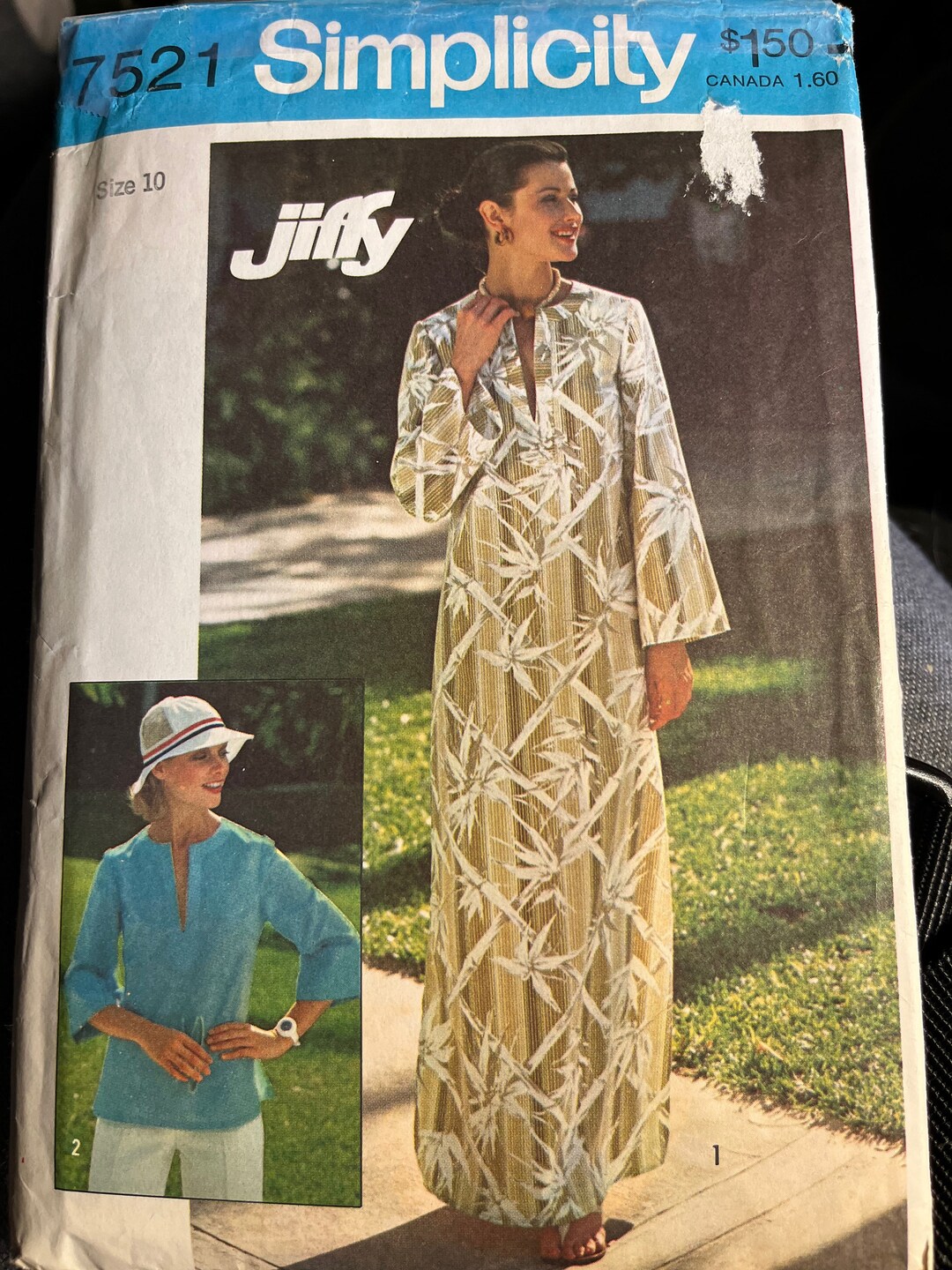 Simplicity Caftan 7521 Sewing Pattern - Etsy