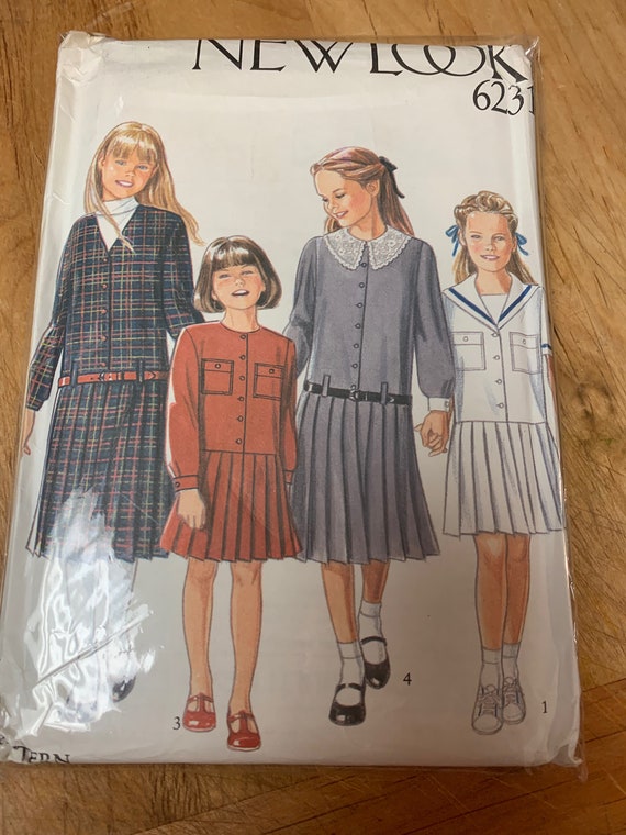 New Look Girl 6231 Sewing Pattern | Etsy