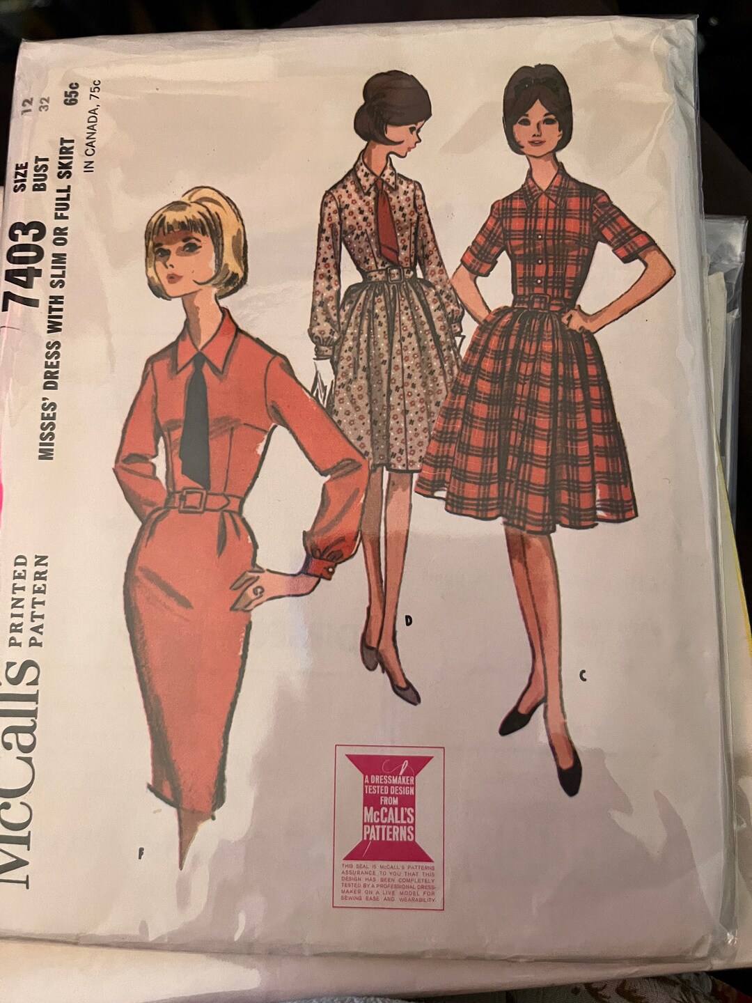 Mccall's 7403 Sewing Pattern - Etsy
