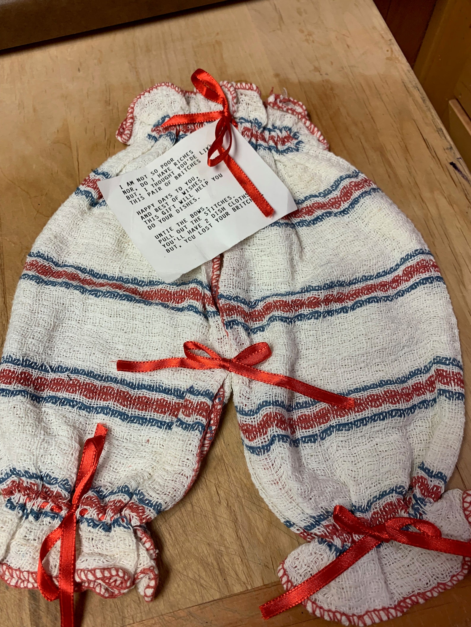 Dishcloth Britches Kitchen Decor - Etsy