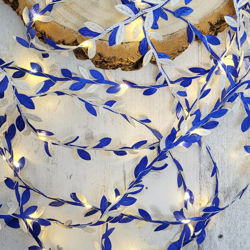 Table Runner Navy Light Blue - Etsy UK