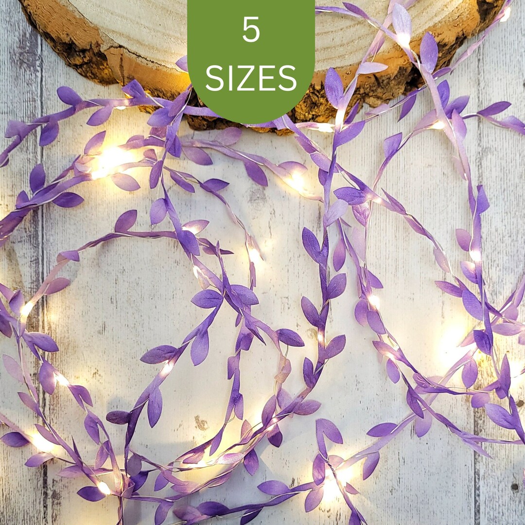 Pastel Lilac Fairy Lights - Lavender Wedding Table Decor - Reception ...