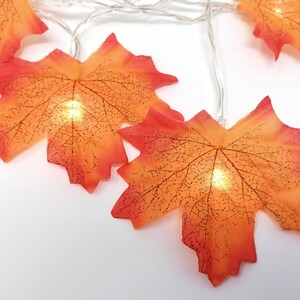 Autumn Decor Fairy Lights - Autumn Leaves Wedding Decorations Fall ...