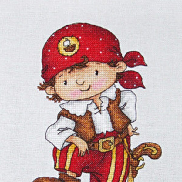 Pirate Cross Stitch - Etsy