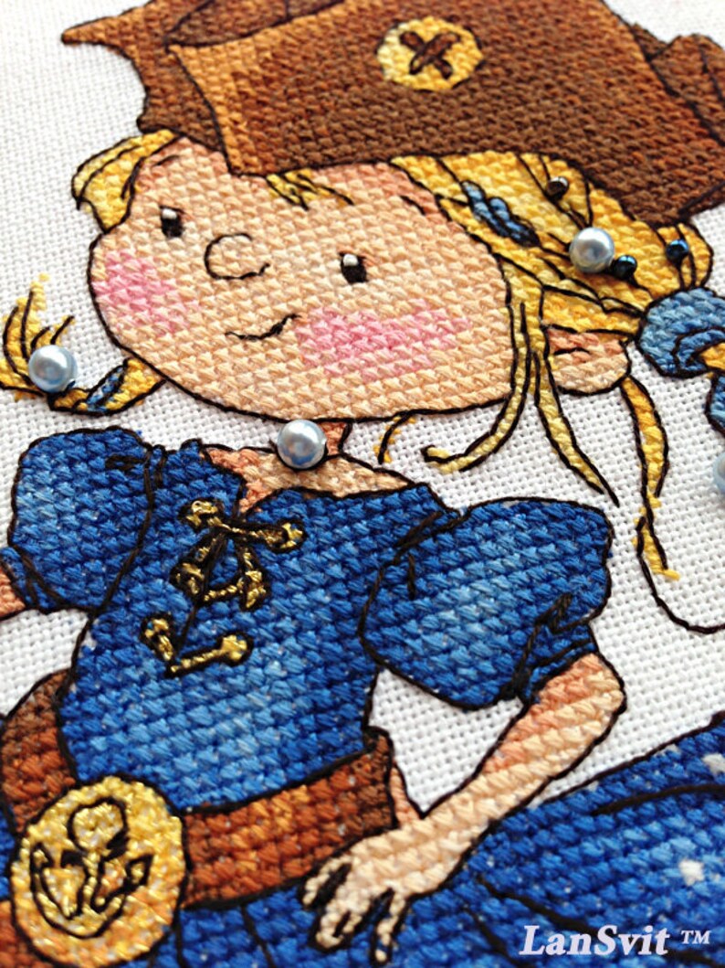 Adventurers" Lansvit CROSS-STITCH PATTERN (D-037) /children Game ...