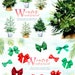 Watercolor Winter Wonderland Clipart Setchristmas - Etsy