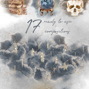 Watercolor Wizard Clipart Set,magician,magic World,owl,witch Hat,magic ...