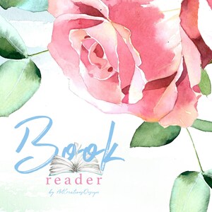 Watercolor Book Reader Clipart Set,bookworm,book Lover,book Stack ...