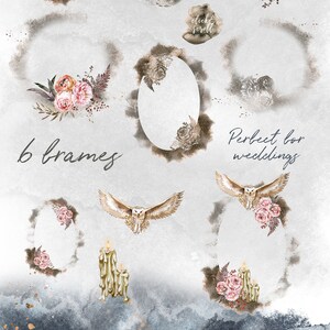 Watercolor Wizard Clipart Set,magician,magic World,owl,witch Hat,magic ...