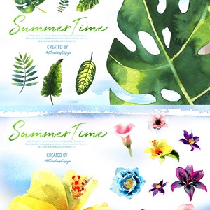 Watercolor Summertime Clipart Bundle,surfing Clipart,girl in Swimsuit ...