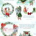 Watercolor Winter Wonderland Clipart Setchristmas - Etsy
