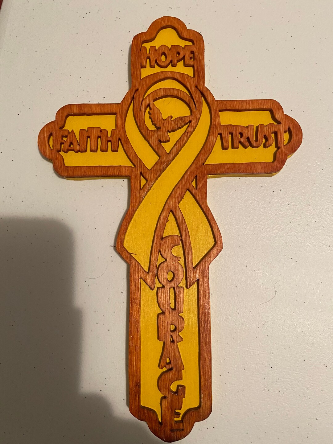 Cancer Survivor Cross - Etsy