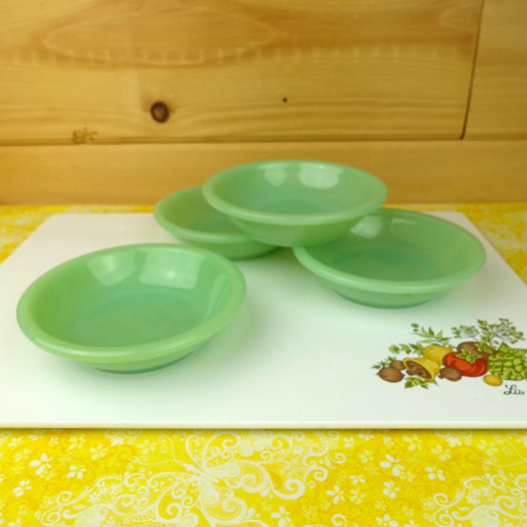1 Fire King Jadeite Berry Bowl, Restaurant Ware, 1940s, Excellent ...
