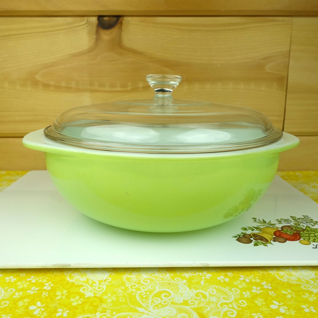 Pyrex 2-quart Casserole, Lime, 024, 1962-1963 - Etsy