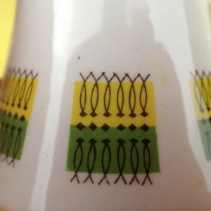 Vintage Fanfare Sugar and Creamer Set, Cortez and Tijuana Patterns ...