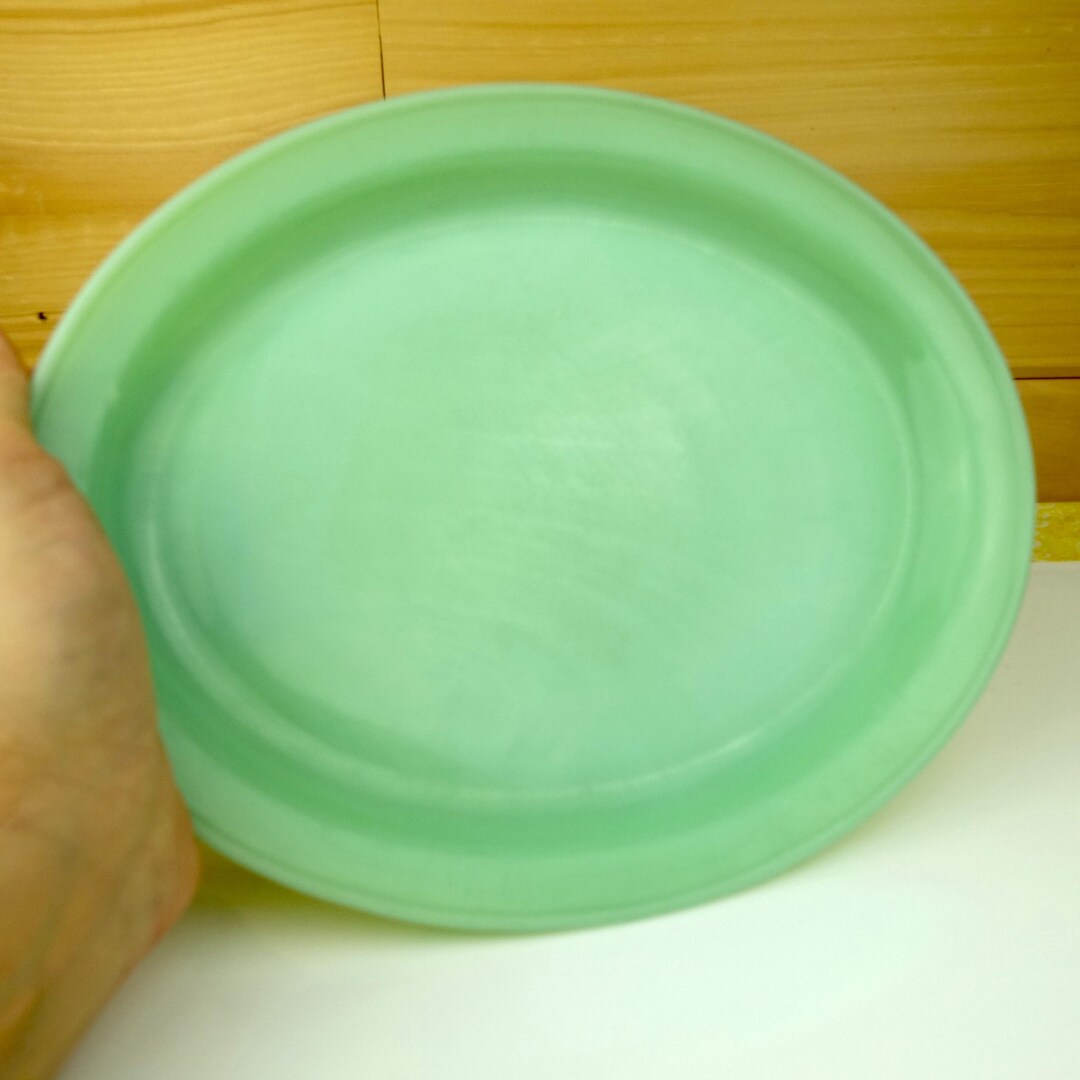 Fire King Jadeite Platter, Thin Beaded Rim, 9-3/4, 1940s, 1950s - Etsy