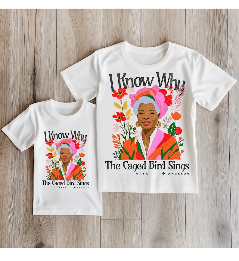 Inspired by Maya Angelou Caged Bird Sings Baby, Toddler & Youth Top - Etsy