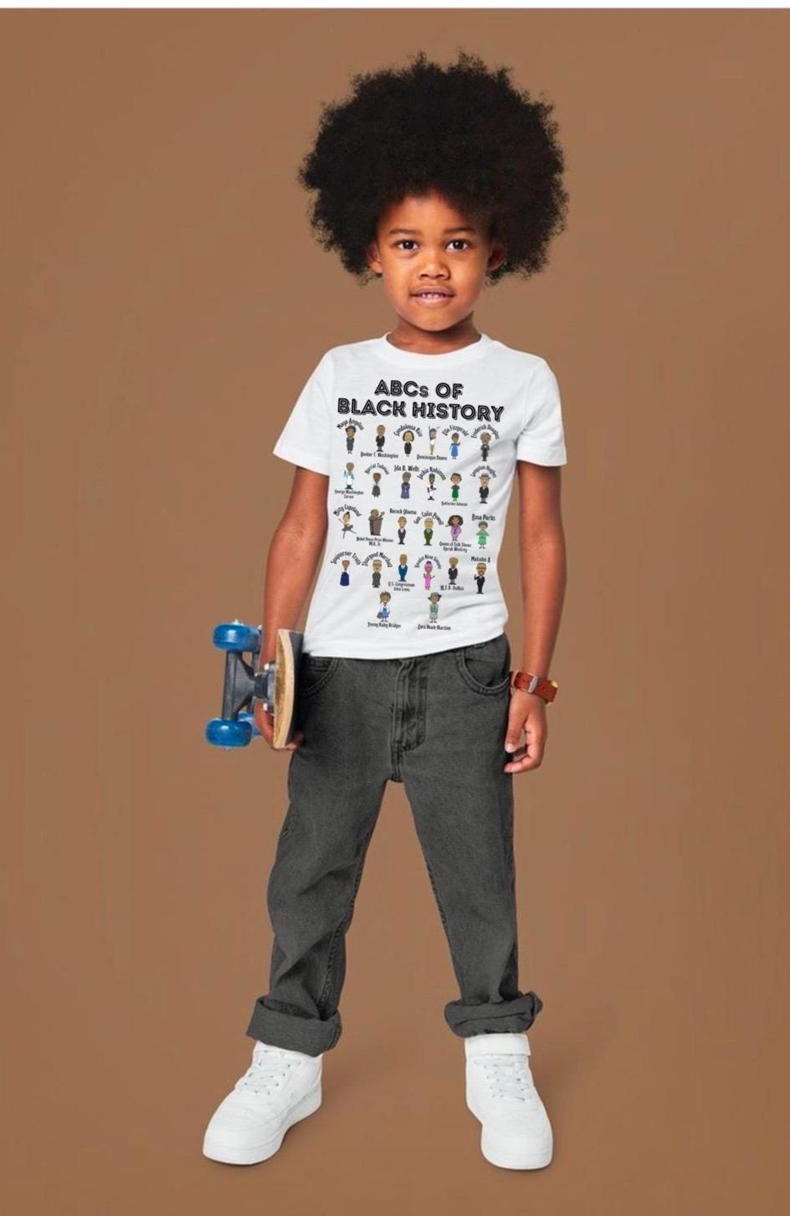 Abcs of Black History Baby, Toddler & Youth Top - Etsy