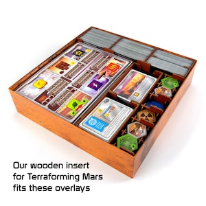 5pcs Terraforming Mars Player Board Acrylic Overlays | Player Trays for ...