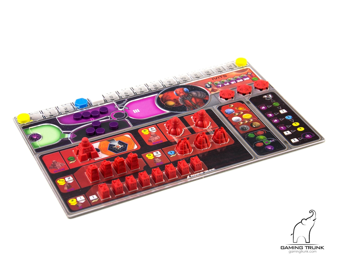 4 Acrylic Overlays for the Gaia Project Player Board, A Set of Four ...