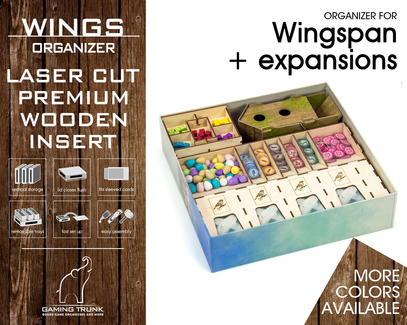 Wings Organizer Rev 2 for Wingspan With European and Oceania - Etsy Canada