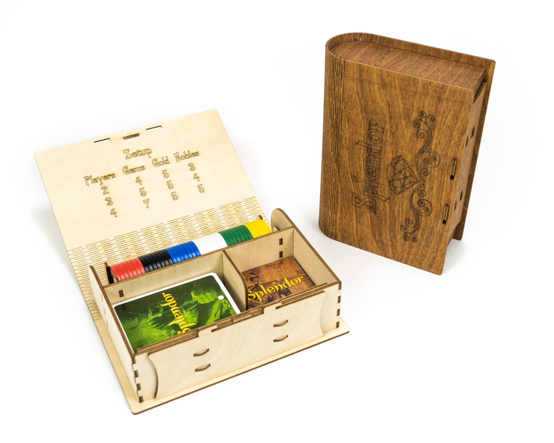 Splendor Trunk for Splendor + Nobles Promo Tiles, Splendor Box for ...
