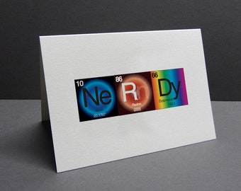 Happy Birthday Card Periodic Table of the Elements hppy Birthdy Bday ...